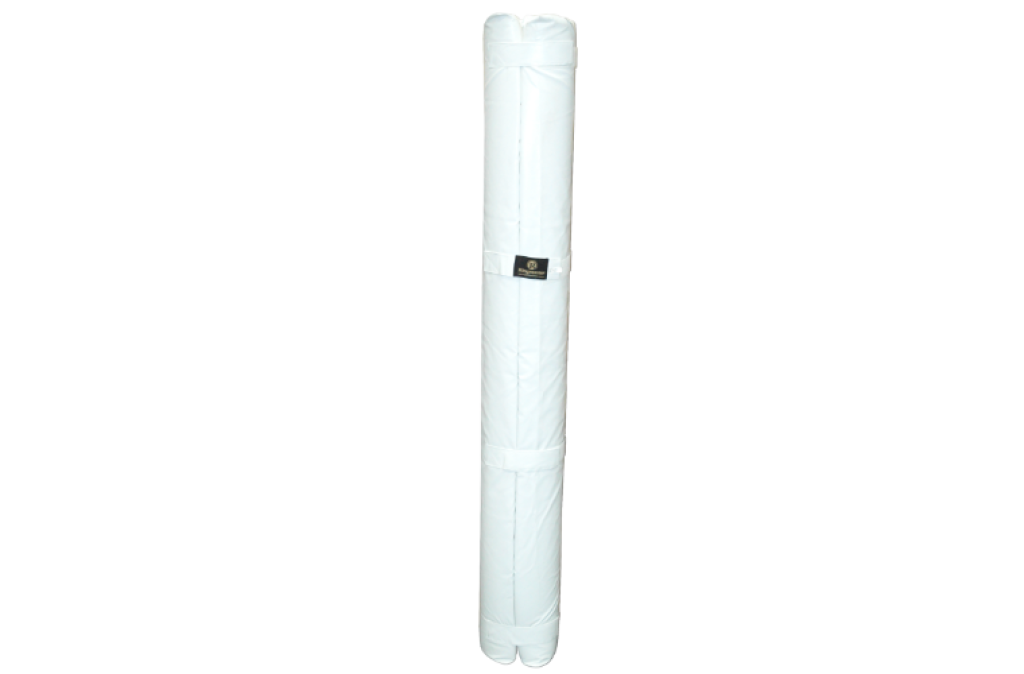 AUSSIE RULES GOAL POST GUARD CYLINDRICAL WHITE - 2500MM H