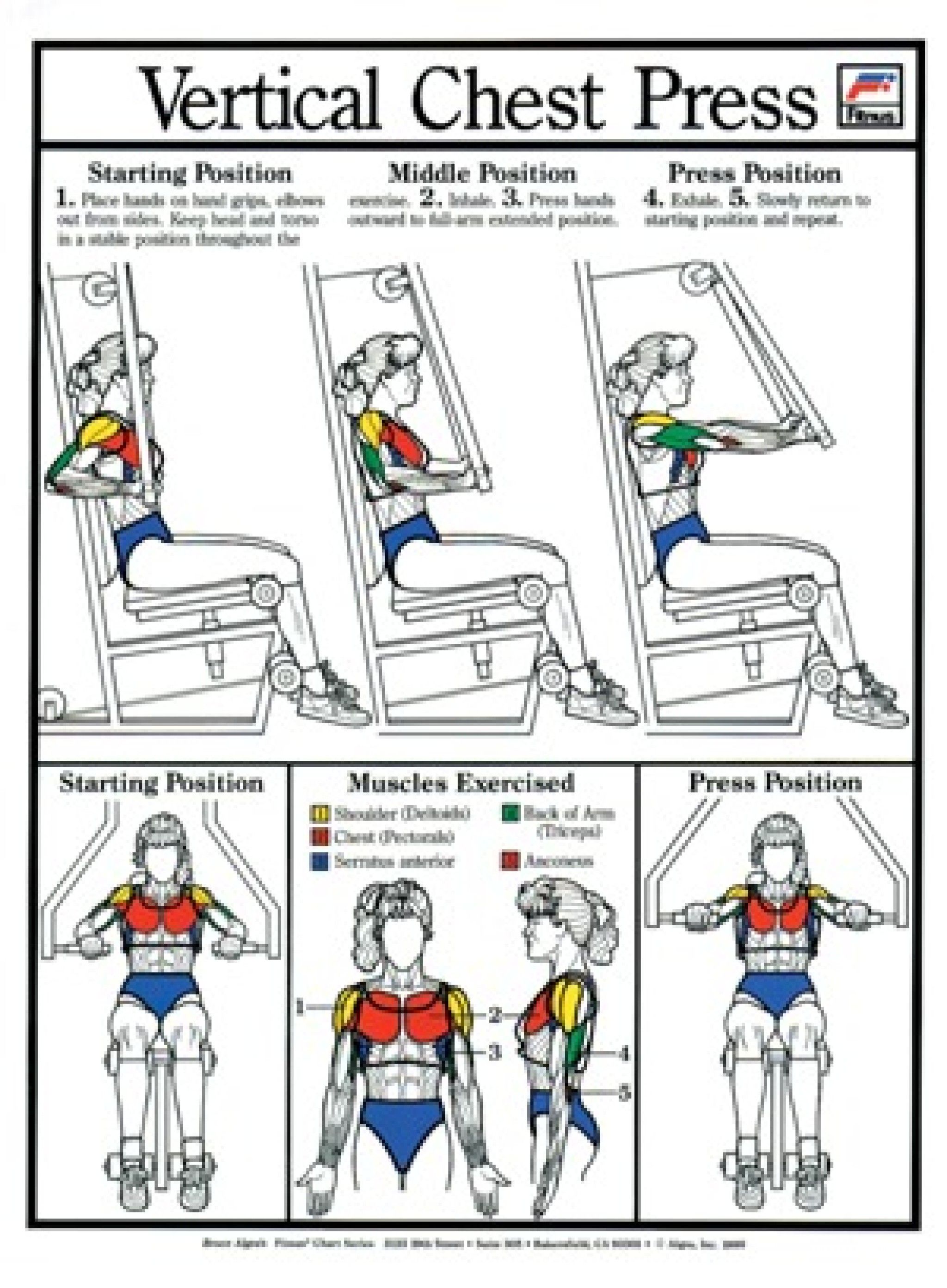 VERTICAL CHEST PRESS CHART